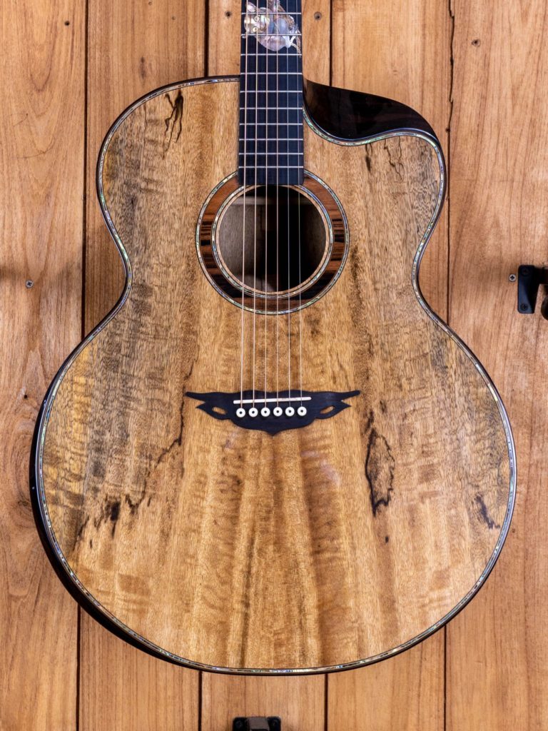 Custom Build #240 - Spalted Mango Orchestra Model Jumbo – Ferangeli ...