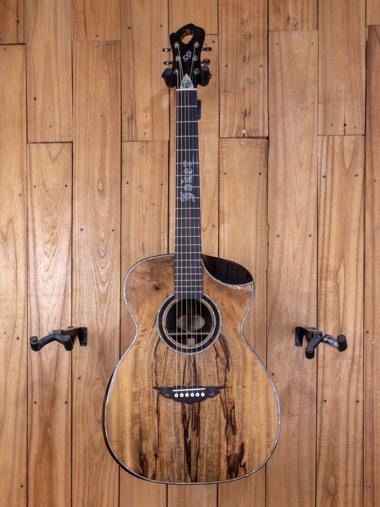 Custom Build #196 - Spalted Mango/Philippine Ebony Orchestra Model ...