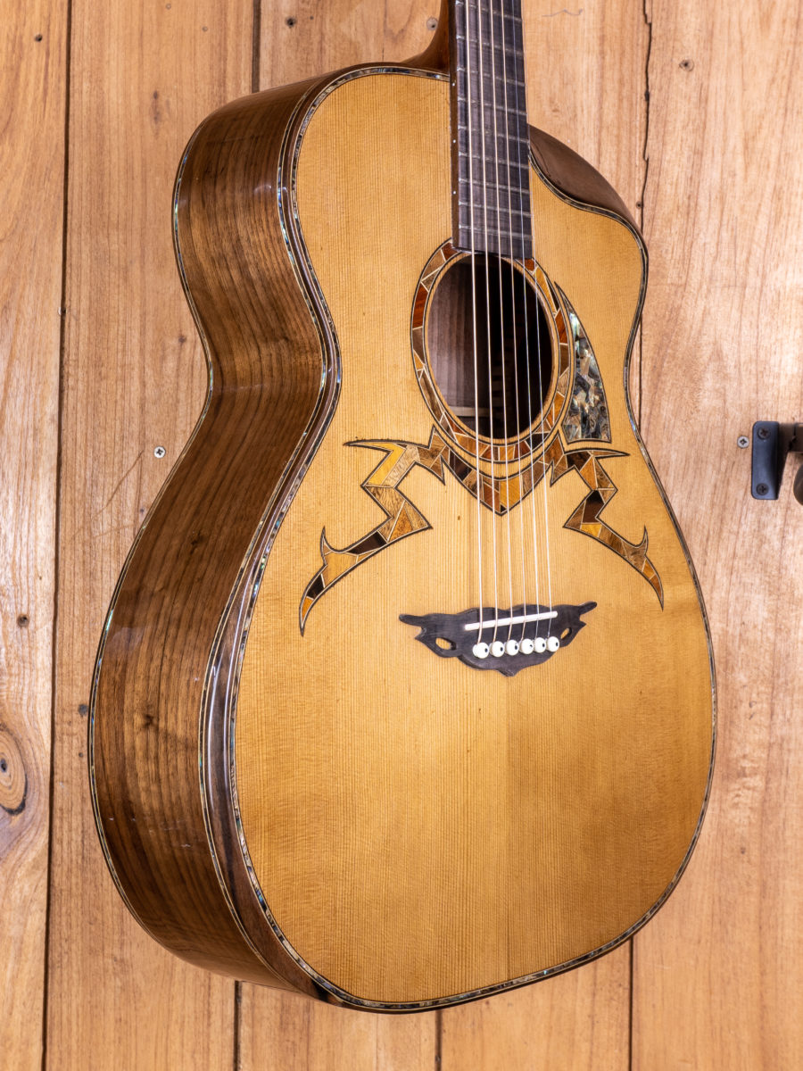 Premium Build - Western Red Cedar/Walnut Orchestra Model (OM) Guitar ...
