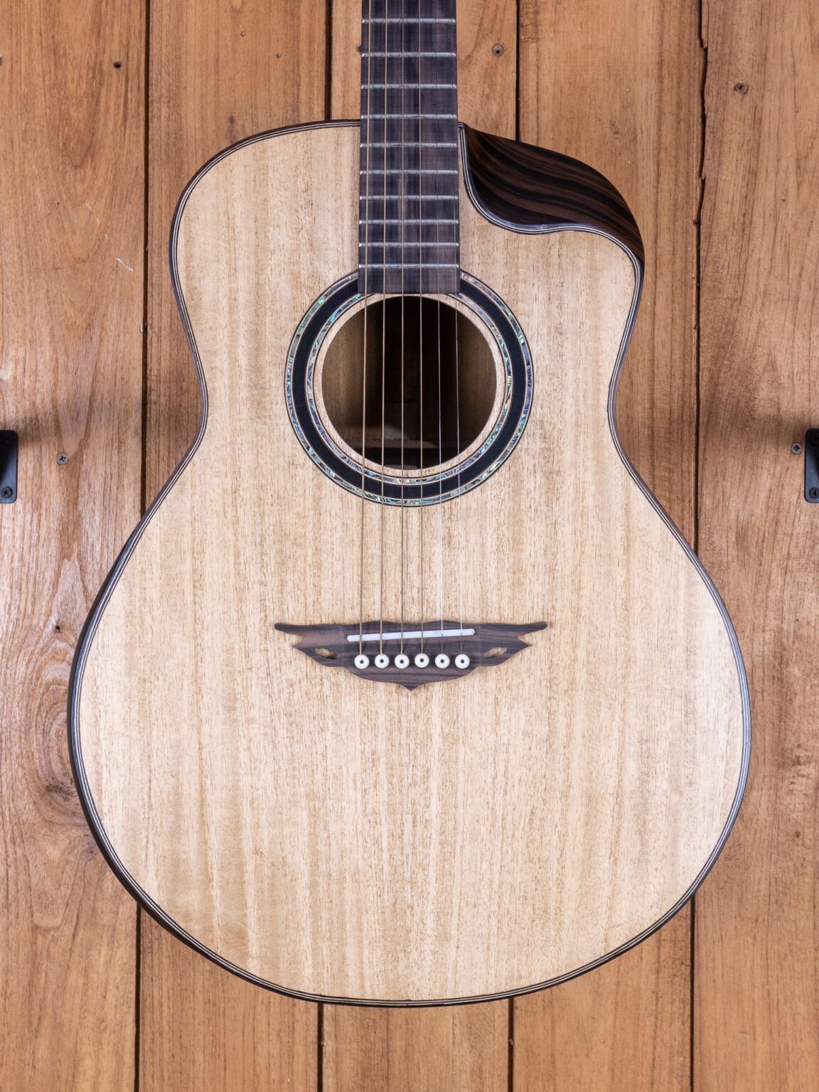 Custom Shape Guitar - Gmelina Top, Jackfruit Back and sides – Ferangeli ...